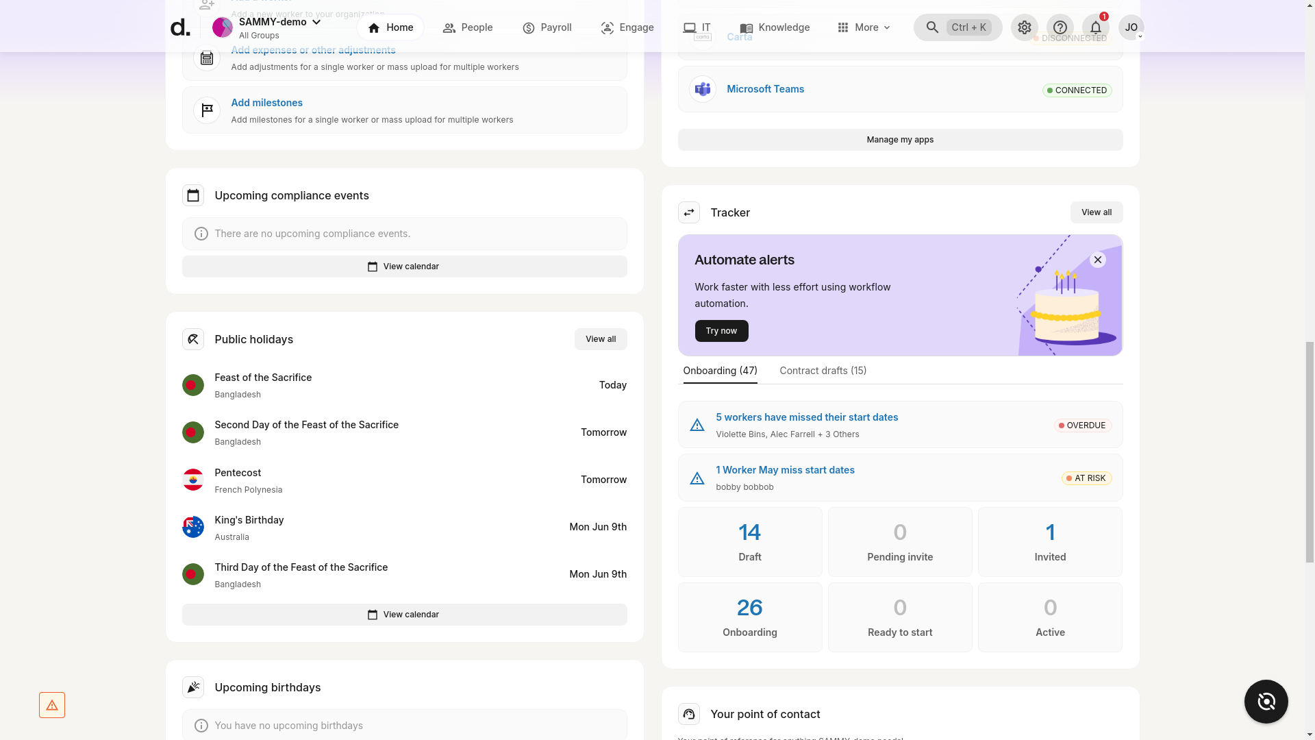 Customized Onboarding Checklist – Deel